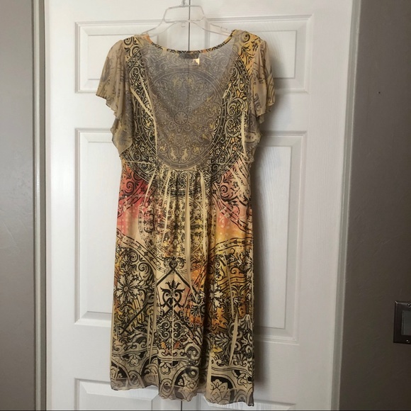 Unity World Wear | Dresses | Unity World Wear Dress L Sublimation Boho ...